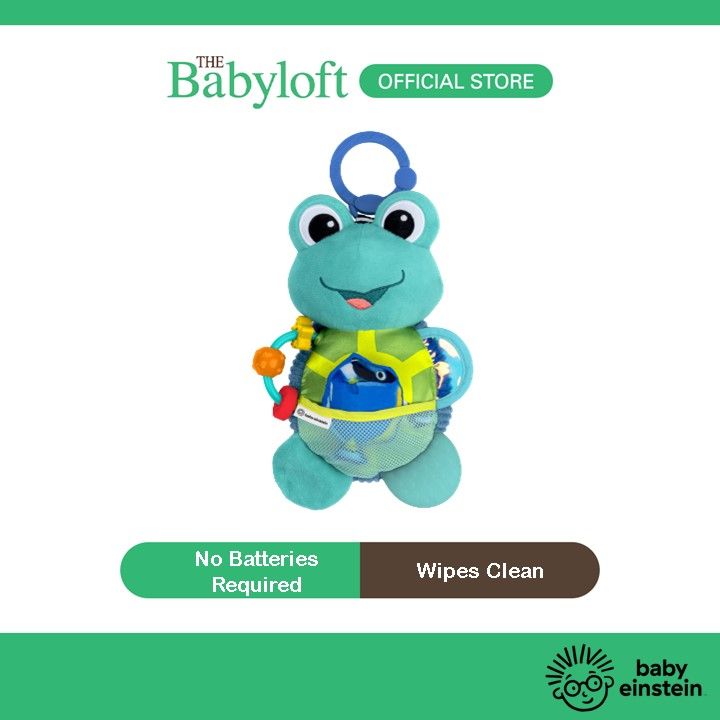 Baby Einstein Neptune's Sensory Sidekick Baby Activity Plush Toy 0-36 ...