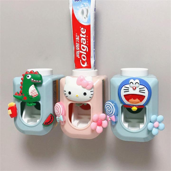 Cute Cartoon Wall Mounted Toothpaste Extruder Automatic Personal ...