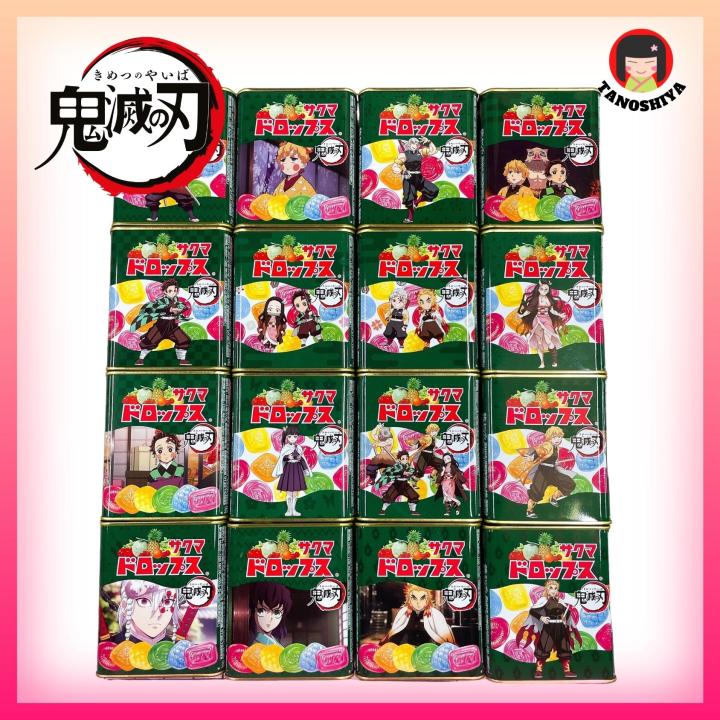 SAKUMA Demon Slayer Fruits Candy Drops 80g (LIMITED EDITION DEMON ...