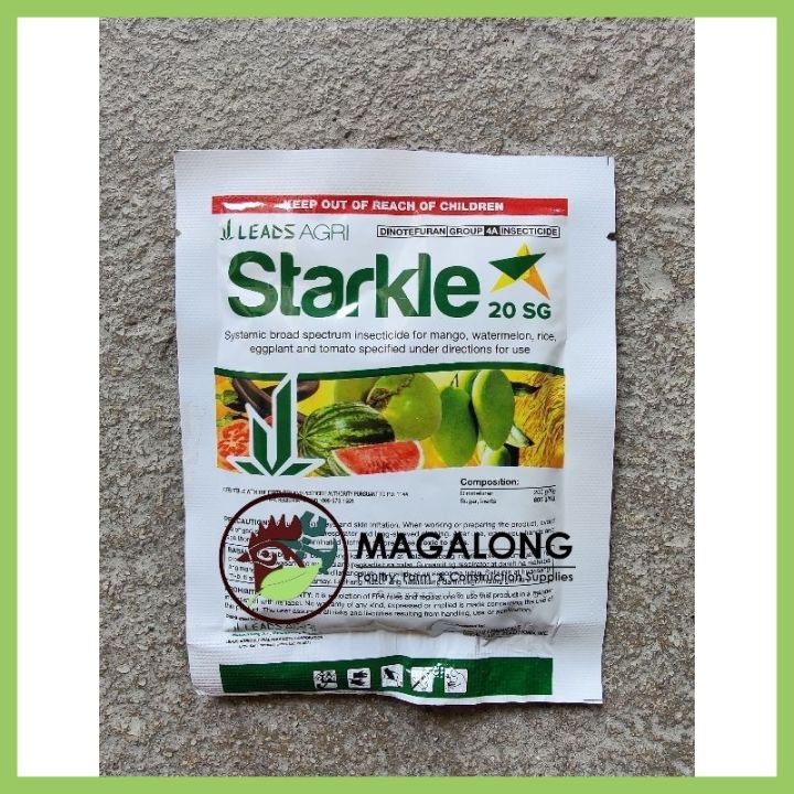 STARKLE INSECTICIDE 20 SG DINOTEFURAN - 25 Grams LEADS AGRI ... | Lazada PH