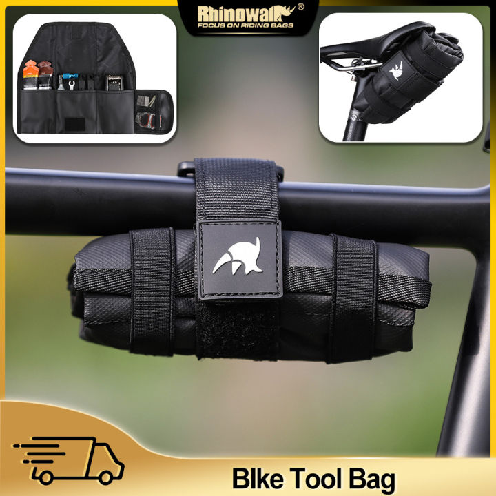 Rhinowalk Bicycle Tool Bag Portable Bicycle Front Bag Top Tube Saddle ...