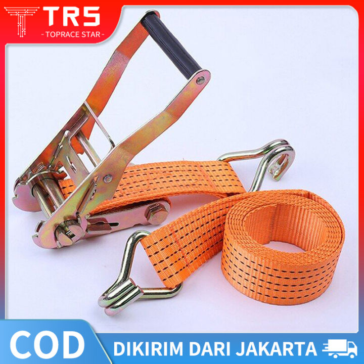 (Dikirim Dari Jakarta)10 Ton Ratchet Tie Down 4 cm X 4M/6M/8M/10M 5 cm ...