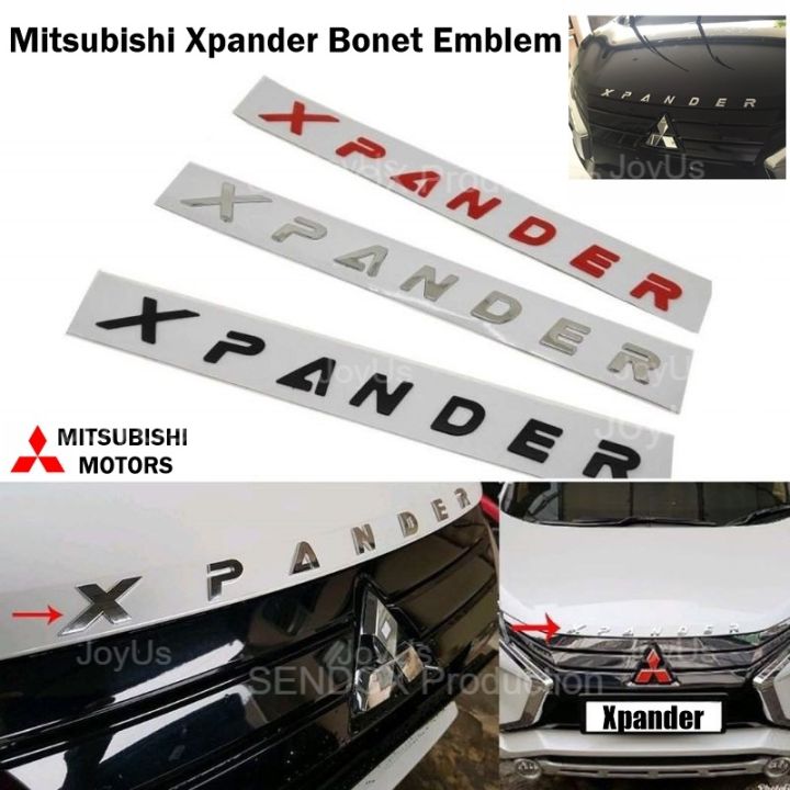 Mitsubishi Xpander Bonet Emblem Logo Xpander Front Bonet Wording Emblem ...