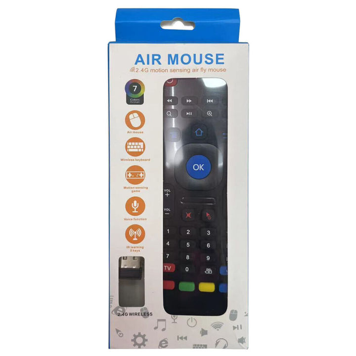 New MX3 For Android TV Box Air Mouse RF Wireless Keyboard Voice Remote ...