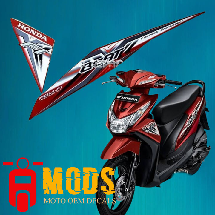 HONDA BEAT Fi V1 110cc #4 Stock Decal/Sticker | Lazada PH