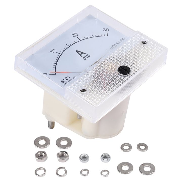 (PGAZ) 85C1-A Dc Analog Ampere Meter Panel Meter Gauge 30A Amp Gauge ...