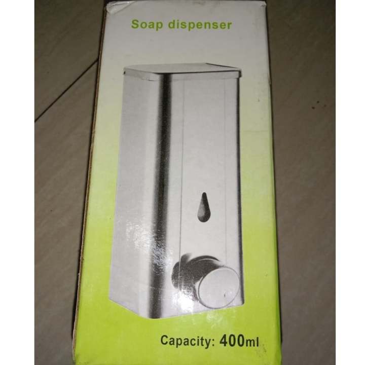 Stainless Steel Liquid Soap Dispenser 400ml | Lazada PH