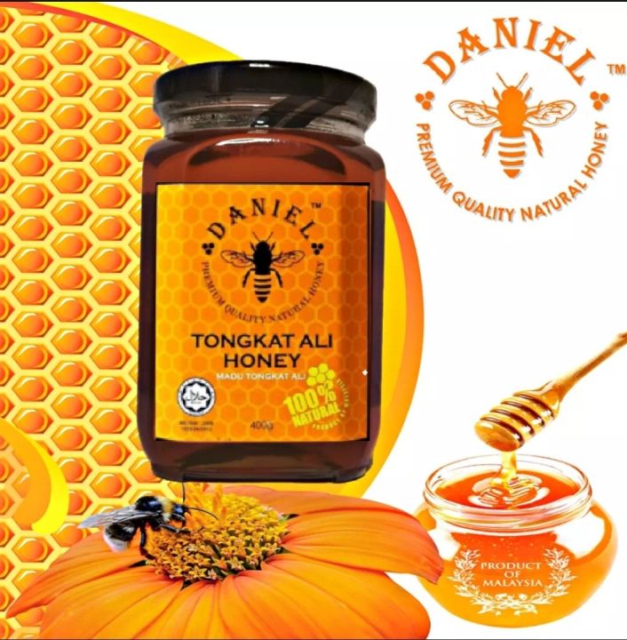 [ HALAL] Daniel 100% Original Tongkat Ali Honey 400gm 东革阿里蜂蜜 [Madu ...