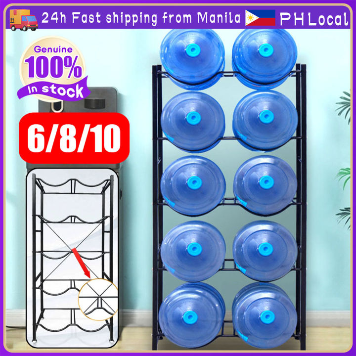 Water Gallon Rack Stand Heavy Duty Mineral Water Rack Stand Round Water ...