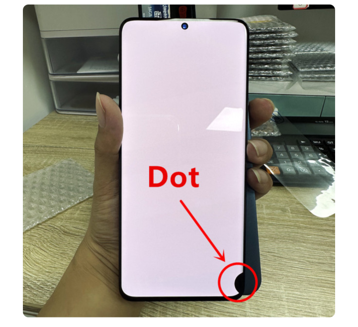 ข้อบกพร่องเดิมจอ LCD สำหรับ Samsung Galaxy จุดบรรทัด S20พิเศษ4G 5G G988 ...