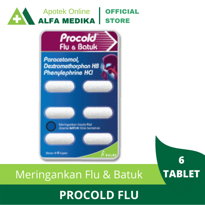 Procold Flu Batuk Tablet | Lazada Indonesia
