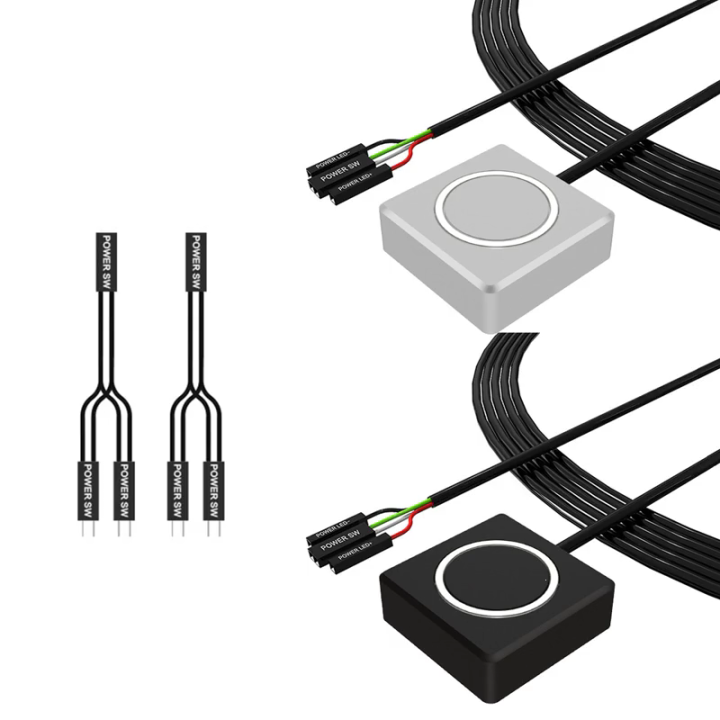Computer Power Button Extender Cord With Universal Compatibility For ...