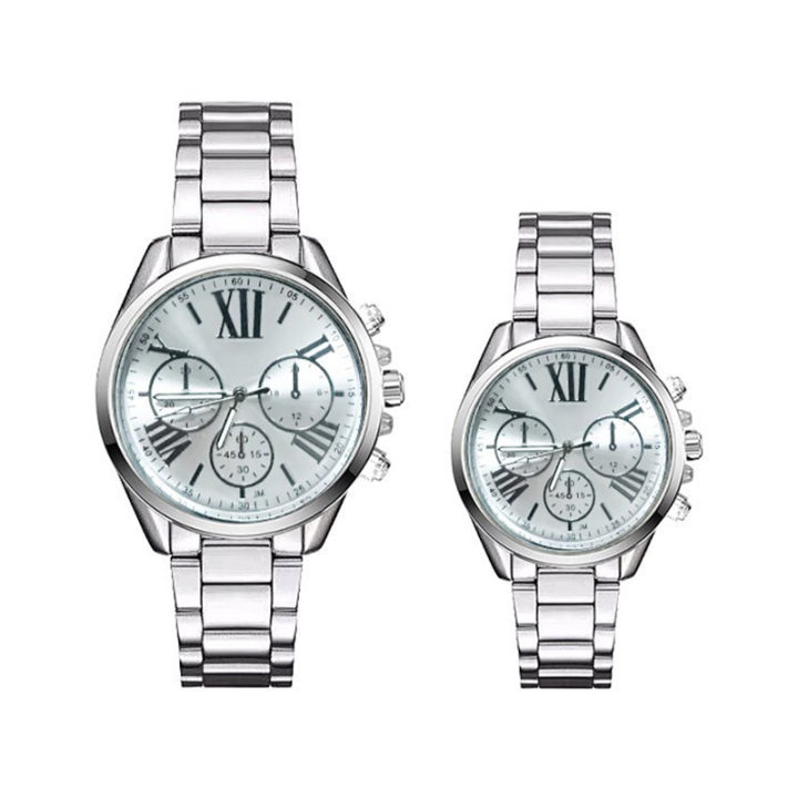 Couple Stailess Watches Runway Mercer Stainless Steel Couple Watch ...