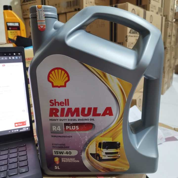 Shell Rimula R4 15W-40 Galon 5L. | Lazada Indonesia