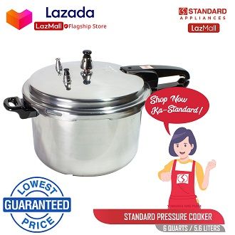 Standard Pressure Cooker SPC-6QC | 6 Quarts (5.6 Liters) SPC 6QC SPC6QC ...