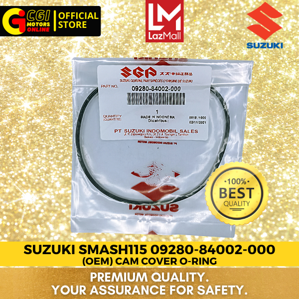 SUZUKI Genuine Parts Cam Cover O-Ring for Smash115 [ 09280-84002-000 ...