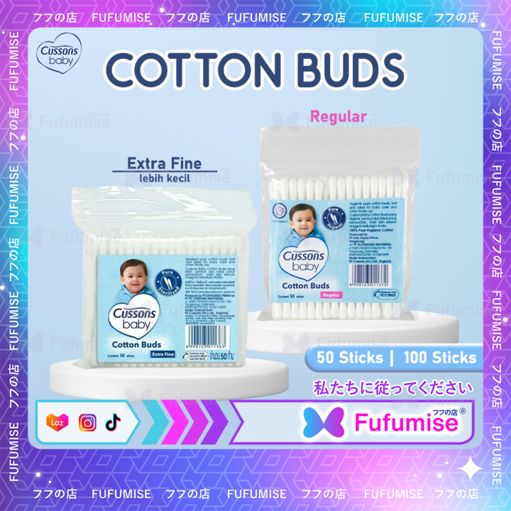 Cussons Baby Cotton Bud Buds Reguler | Extra Fine | 50g | 100g | BPOM ... Cussons Baby Cotton Bud Buds Reguler | Extra Fine | 50g | 100g | BPOM ...