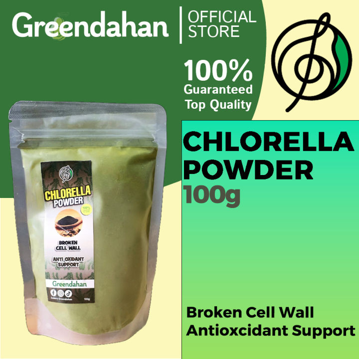 Greendahan Chlorella Powder 100g | 200g - Super Food, Broken Cell Wall | Lazada PH