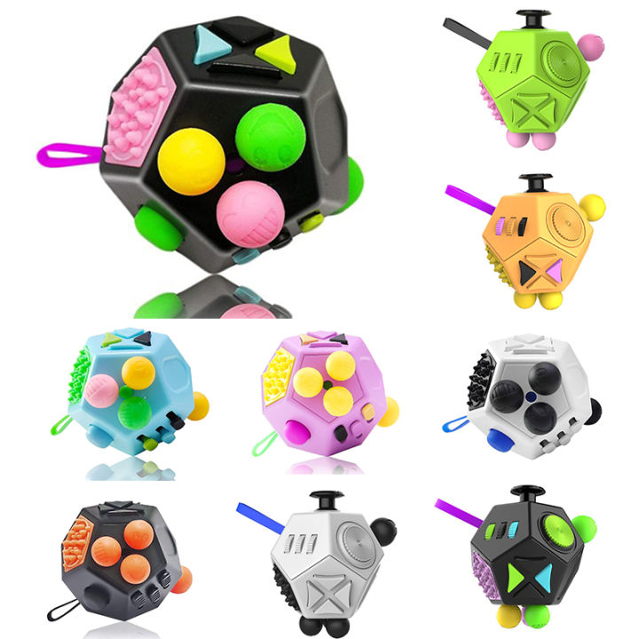 Kid Fidget Cube,Prime Fidget Cube Toys Dodecagon Fidget Toy Relief ...
