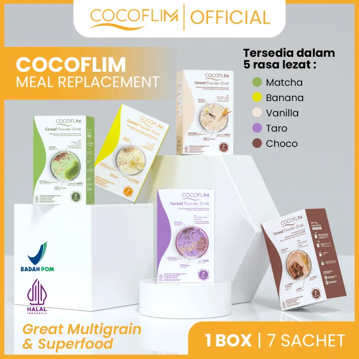 Cocoflim Meal Replacement 1 Box isi 7 sachet | Meal Replacement ...