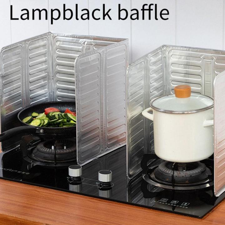 Anti Splatter Shield Guard Oil Barrier Stove Nonstick 3 Cooking Guard ...