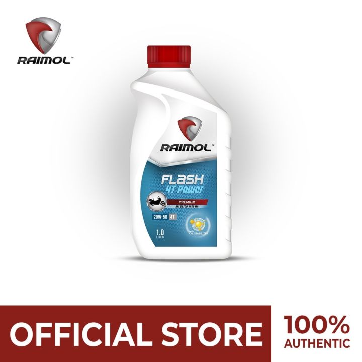 toptieju479926 RAIMOL FLASH 4T POWER 1L 20W50 SG CD 4 STROKE MOTORCYCLE ...