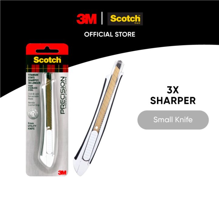3M Scotch Precision Titanium Utility Knife & Blade Multi Purpose Ultra ...