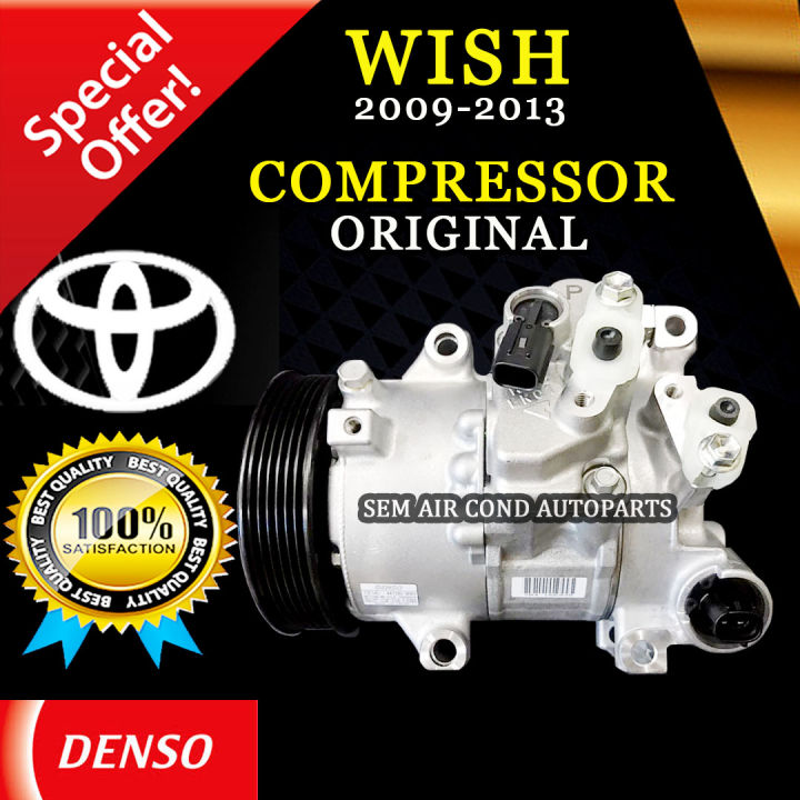 TOYOTA WISH NEW MODEL 2009-2013 YEAR 6PK TSE14C 2 SENSOR ORIGINAL DENSO ...