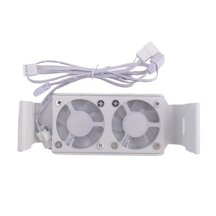 Computer Ram Memory Module Cooler Pc Ddr4 Ddr5 Overlock Dual Argb Sync Pwm Fans Aluminium Rgb