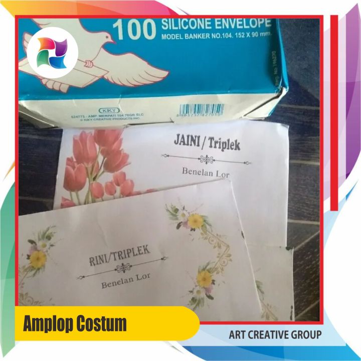 cetak amplop custom nama amplop custom kop surat amplop nama kondangan ...