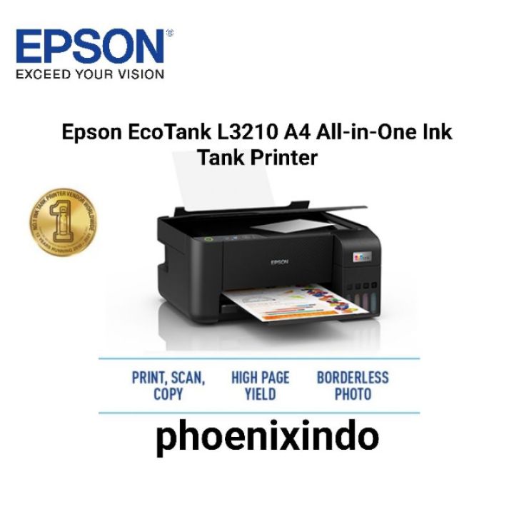 Printer Epson EcoTank L3210 All-in-One Ink Tank L 3210 Print,Scan,Copy | Lazada Indonesia
