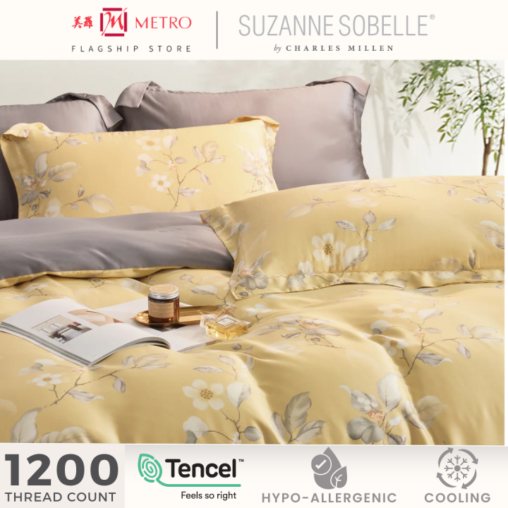 Suzanne Sobelle® by Charles Millen 1200TC 100% TENCEL™ Lyocell Fitted ...