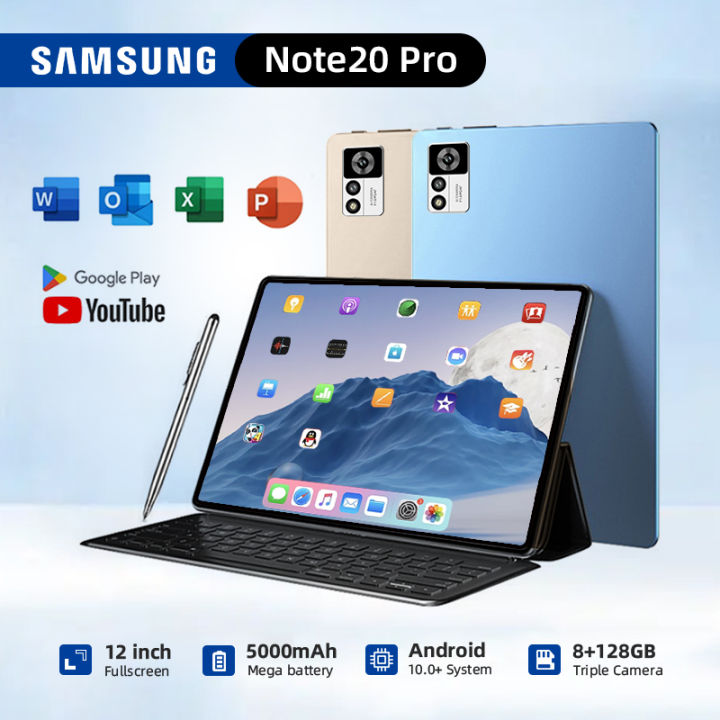 Samsung Tab Note20 Pro 12 inch 8GB+128GB Gaming Tablet Original Big ...