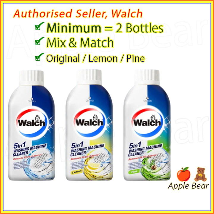 Min.2 Walch (Year 2026) 5-in-1 Washing Machine 250ml Limescale Cleaner ...
