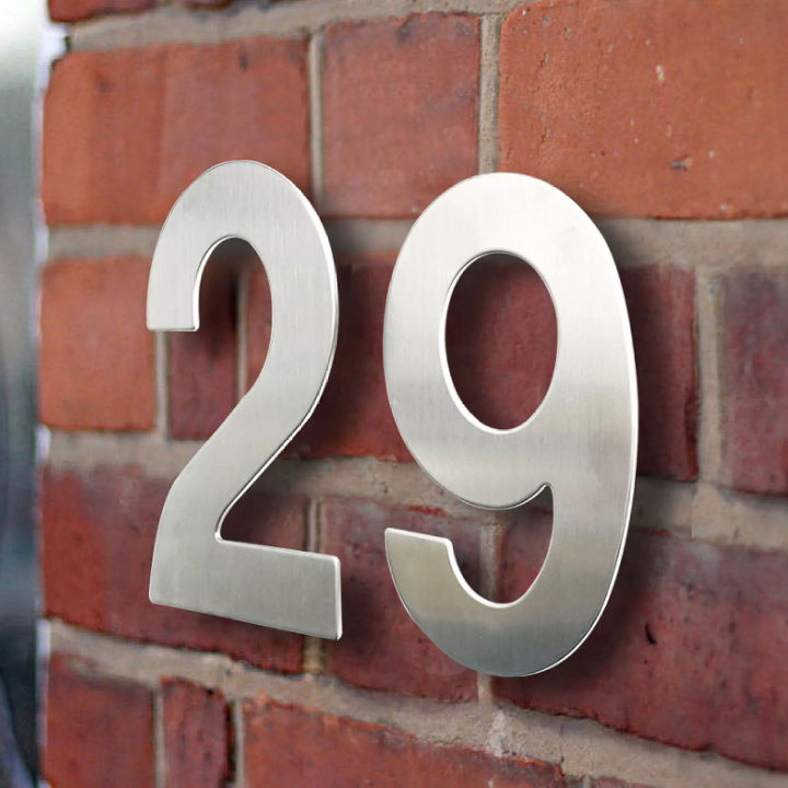 Standard 0-9 House Number Plate Home Number Sign(SD0646-1-SD0646-10 ...