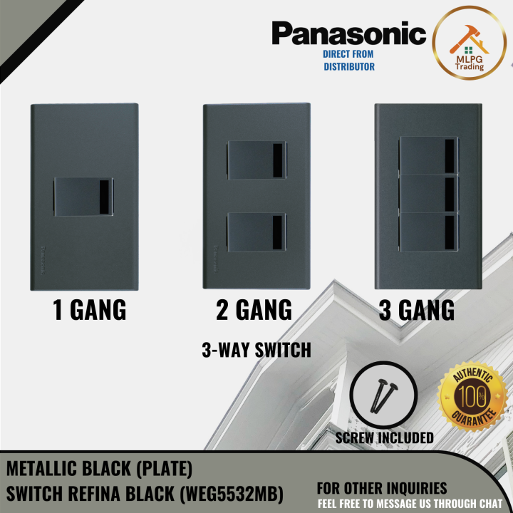 Panasonic Full Color Wide Series "Refina Series" 3-Ways-Switch ...