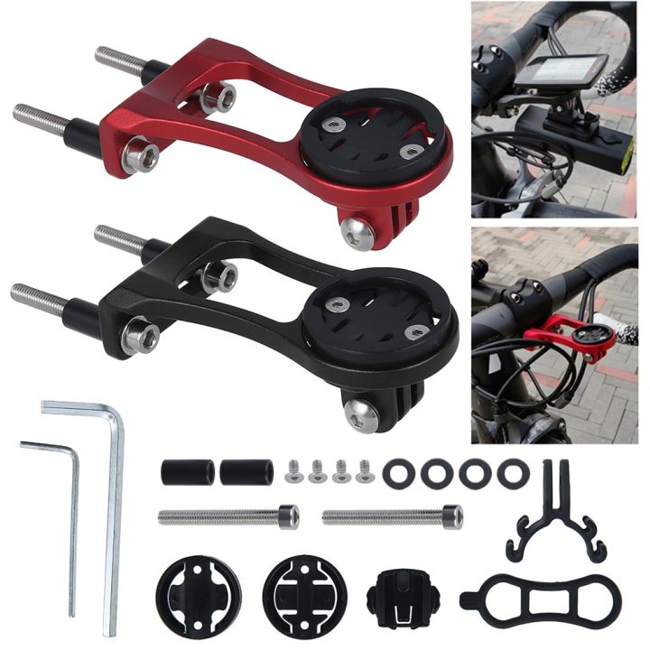 จักรยาน Stem Extended Bracket ไฟหน้าจักรยาน Mount คอมพิวเตอร์ผู้ถือโคม ...