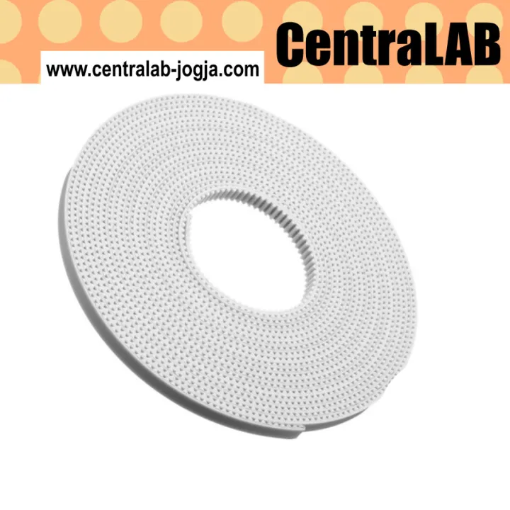 Steel Core PU GT2 Belt 2GT Open Timing Belt 6mm Besi Didalam Belt per 5 ...
