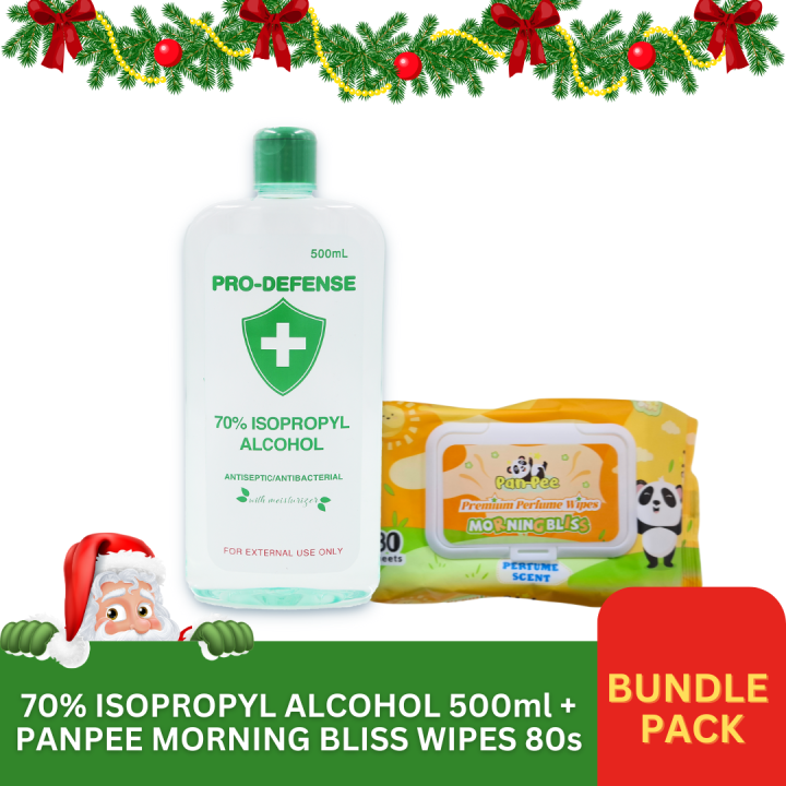 Pro-Defense Isopropyl Alcohol 500 ml with Panpee Premium Perfume ...