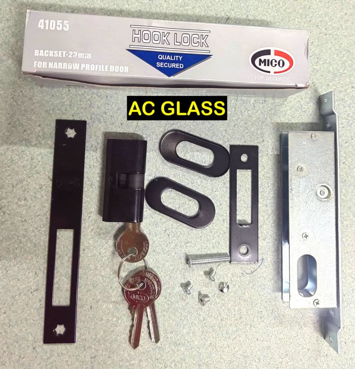 AC GLASS: HOOK LOCK | Lazada