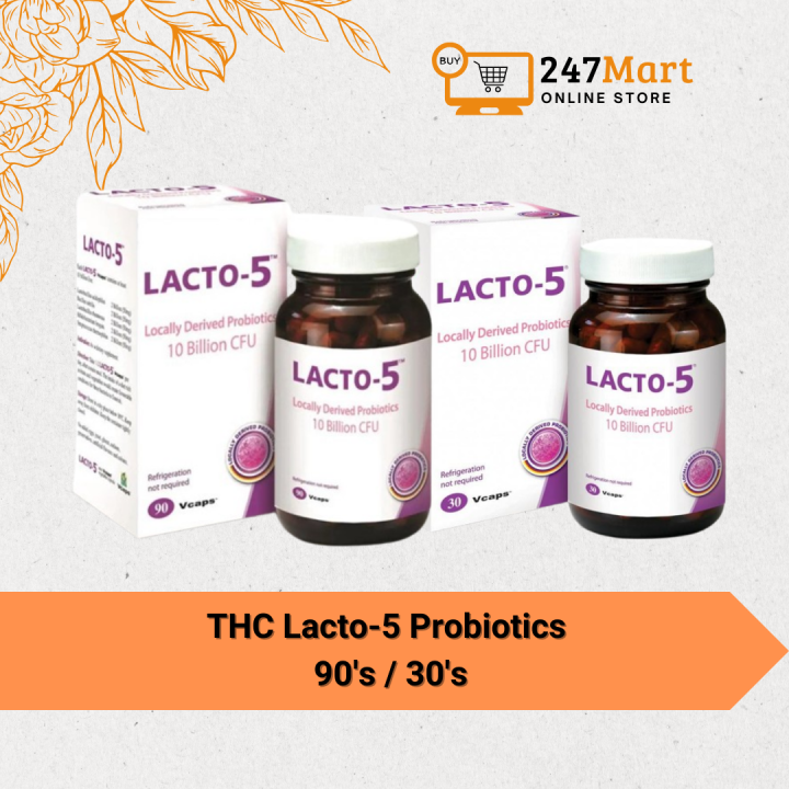 THC Lacto-5 Probiotics 90's / 30's | Lazada