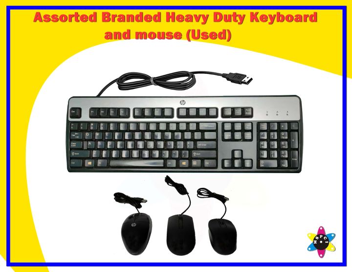 Assorted Branded Heavy Duty Keyboard and mouse (Used) | Lazada PH