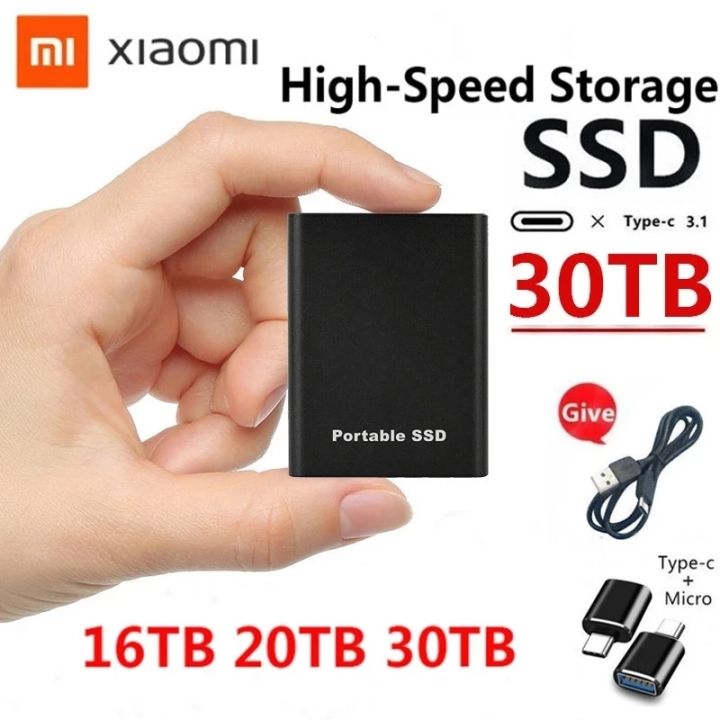 Xiaomi 8TB Portable 1TB External Hard Drive SSD 16TB 4TB Solid State ...