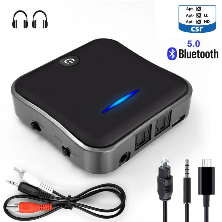 BT-B19 SPDIF Bluetooth 5.0 Headphone Audio Transmitter Receiver | Lazada PH