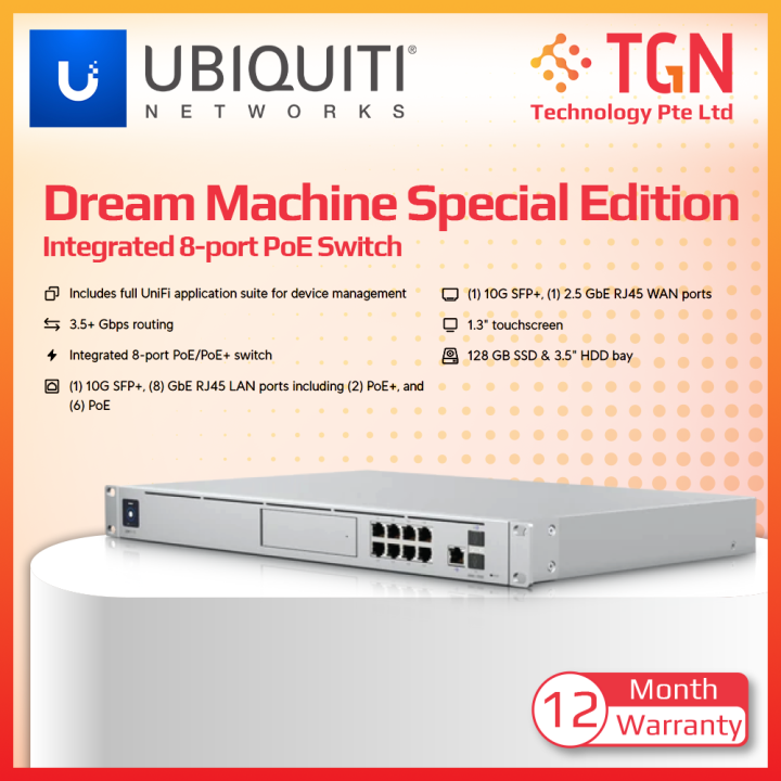 Ubiquiti Dream Machine Special Edition *with UK Power Adapter* UDM-SE ...
