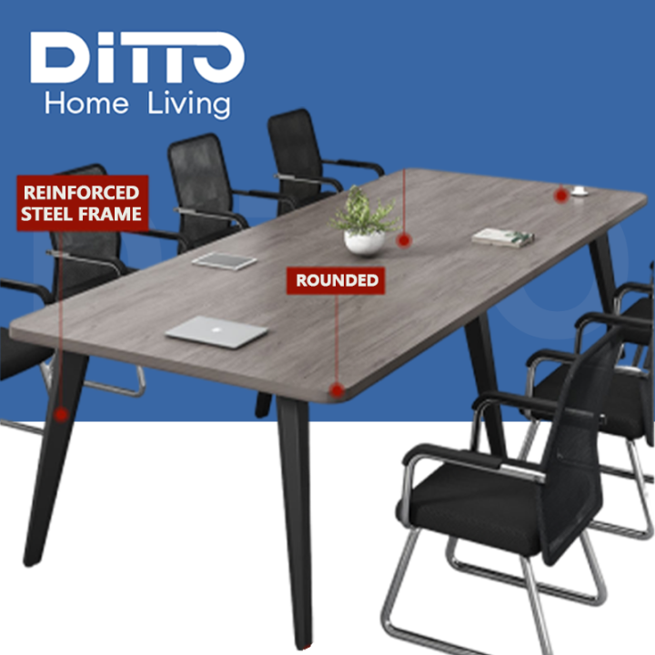 Ditto Office Table 160/180/200CM Steel Computer Table Study Table Long ...