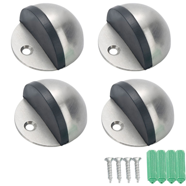4pcs Interior Heavy Duty Safety Silver Black With Screws Dome Home ...