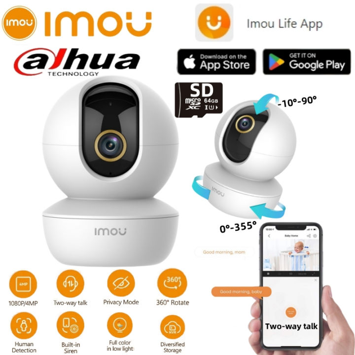 IMOU A23 2MP HD Two-way Audio WIFI camera 360° panoramic IP camera ...