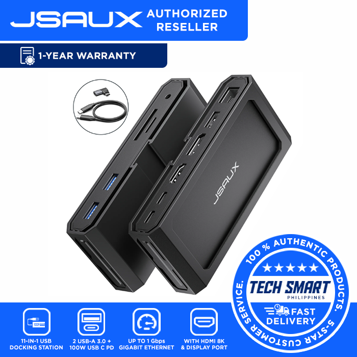 JSAUX 11-in-1 Multi-Function USB-C Docking Station HB1101 | Lazada PH