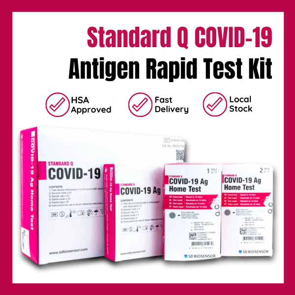 SD BIOSENSOR Standard Q Covid-19 AG Home Test Antigen Rapid Self Test ...